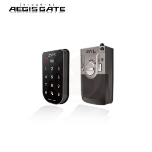 AEGIS GATE イージスゲート・プラス AG-02 電子錠 登録ICカードキー3枚付 ICシール1枚付【後付け 面付け型 タッチパネル式暗証番号 IC認証】 | The鍵堂