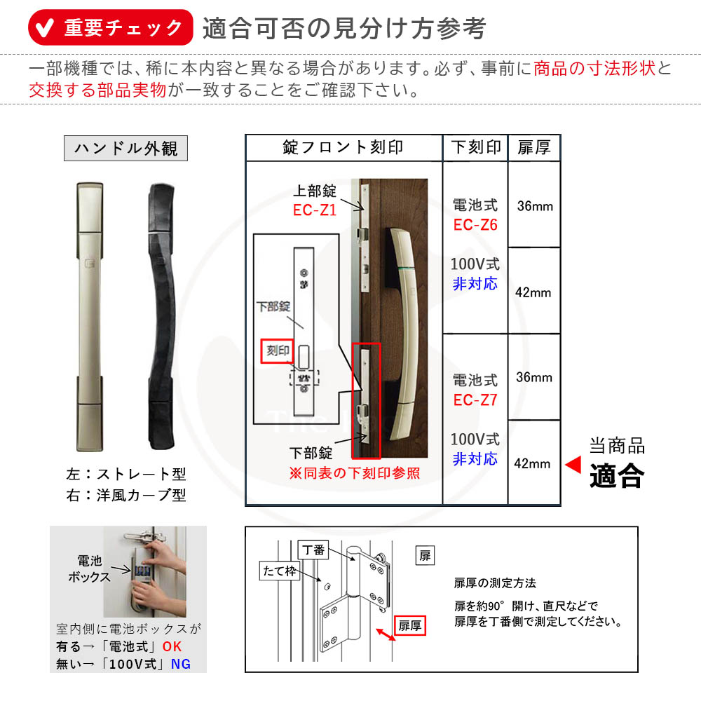 [ポケットKey] YKKAP 交換用シリンダー HH-5K-19811-CY 扉厚42mm ALPHA キー6本付(通常キー3本／収納キー3本)【ワイケーケー スマートコントロールキー ヴェ ...