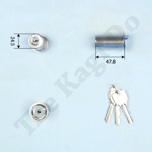 美和ロック U9シリンダー PMKタイプ MCY-102 扉厚36mm ステンレスヘヤーライン色 キー3本付【MIWA U9 PMK.CY ST】 | The鍵堂