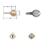 [テール刻印52][2ロック] ゴール D9シリンダー PXタイプ GCY-109 キー5本付【PXG-TDD】【GOAL D-PZ ｼﾙｾｯﾄ CAP-3】【2個同一キー】【ディンプルキー ...