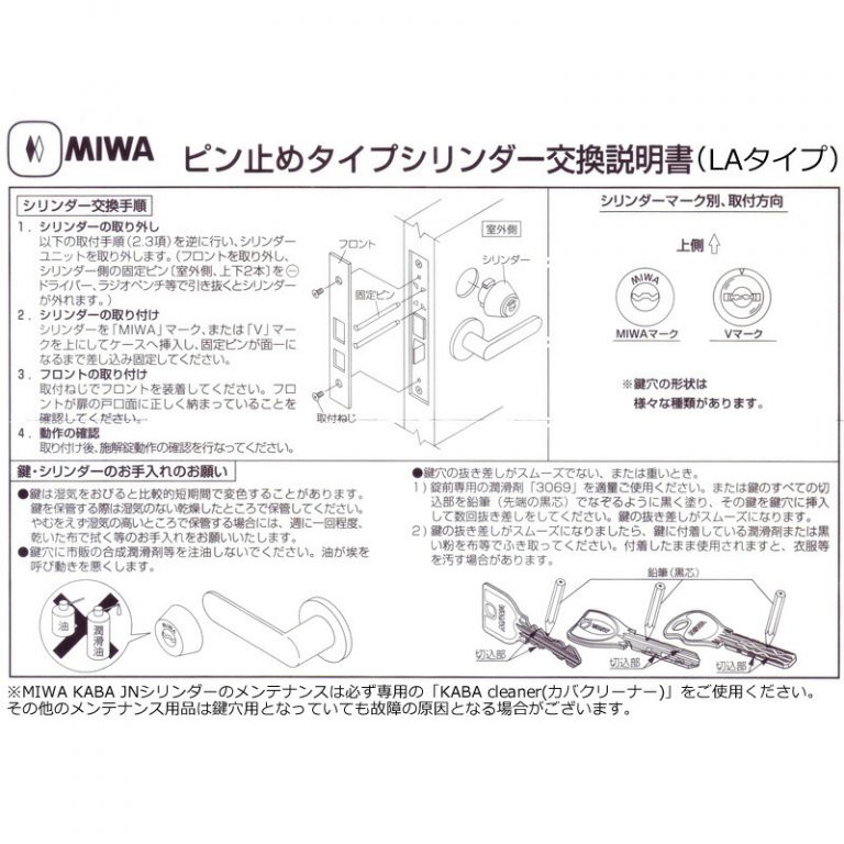 MIWA サムターン LA スイッチ式 B5型【美和ロック DA-B5.TH】 | The鍵堂