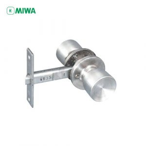 公団住宅 握り玉錠 M-91 BS100mm MIWA TB-2 空錠【左右勝手兼用】【M91】【美和ロック TB2】 | The鍵堂
