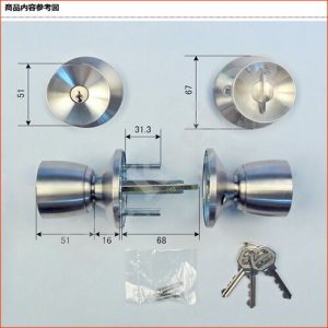 トステム 握り玉錠 ALPHA TA-F向け キー3本付【TOSTEM ロンカラーF 204F】【TAF】 | The鍵堂