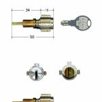[テール刻印29][2ロック] ゴール D9シリンダー PXタイプ GCY-108-29 キー6本付【PXG-TDD】【GOAL D-PX 29ﾐﾘ ｼﾙ】【2個同一キー】【ディンプルキー ...