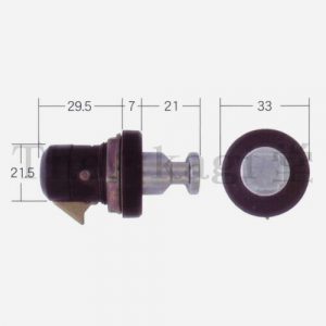 ※廃番※ リンタツ PJ-21 ラッチロック錠(別途南京錠が必要)【ポスト】【RINTATSU】【PJ21】【鍵 交換 取替え】 | The鍵堂