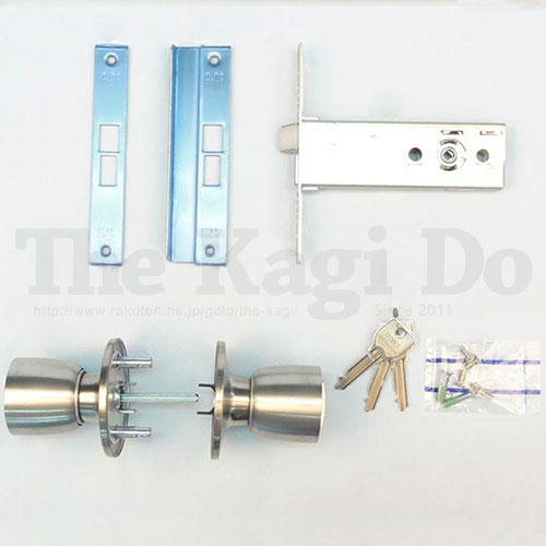 MIWA 交換用本締付きモノロック 145HMD-1LSF U9シリンダー キー3本付 ドアノブ 握り玉 IS IZ IX 交換 取替え【MIWA HM HMB GOAL UC SHOWA ...