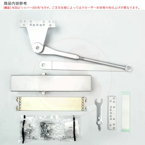 MIWA 取替用ドアクローザー M613PS-LS1 パラレル型 ストップ付き【美和ロック M803P M803PS】【NEWSTAR P ...
